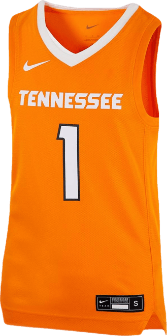 Nike Big Boys #1 Tennessee Orange Tennessee Volunteers Team Replica ...