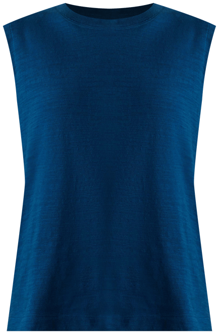 Sunwashed Slub Muscle Tank - Titan | Faherty Brand