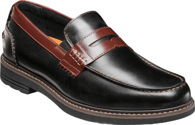 Nunn Bush メンズ Owen II モックトゥ ベネチアンローファー 軽量で