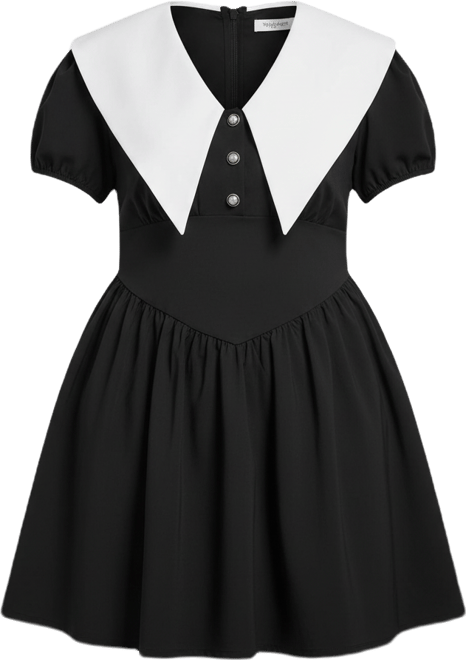 Plus Size - Nightfall Collared Mini Dress - Torrid