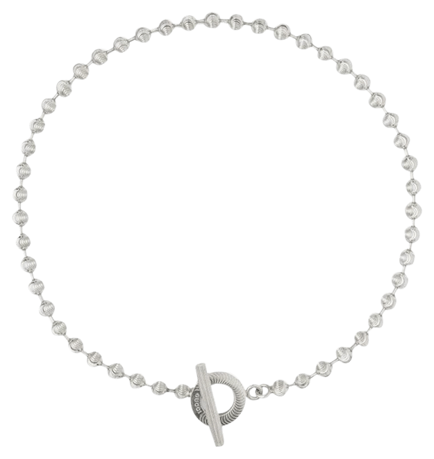 Gucci Sterling Silver Boule Choker Necklace 17 Bloomingdale s