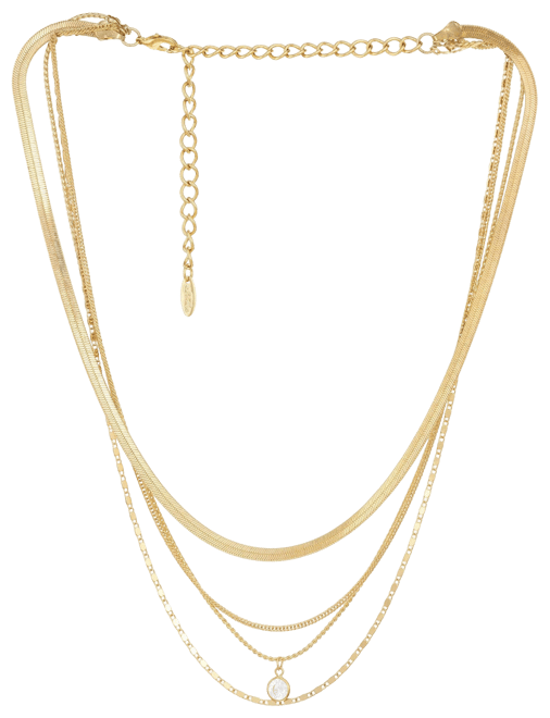 ETTIKA Multi-Chain Layered Gold Plated Necklace - Macy's ETTIKA Multi-Chain Layered Gold Plated Necklace - Macy's